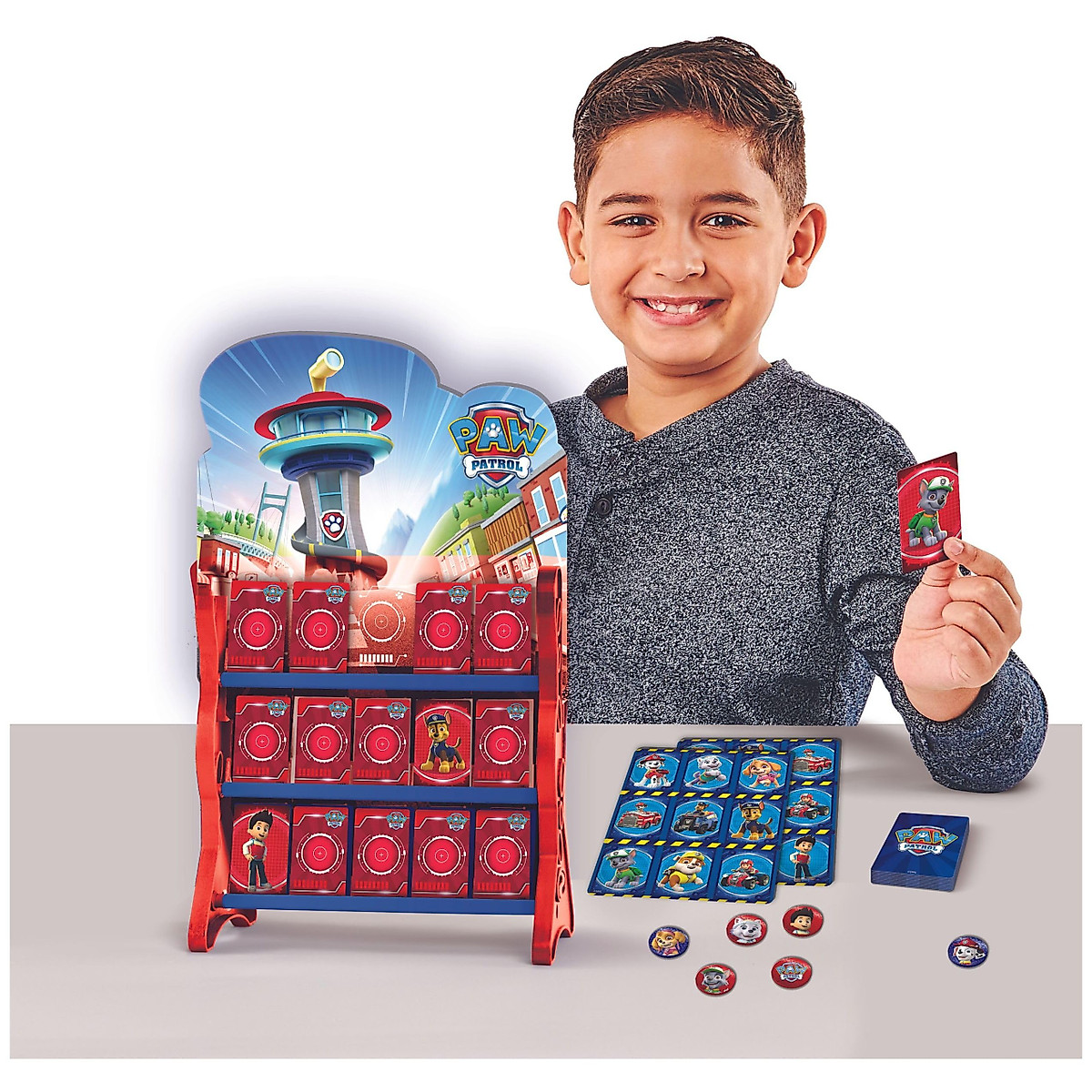 Spin Master Games PAW Patrol, Games HQ Board Games for Kids Checkers Tic Tac Toe Memory Match Bingo Go Fish Card Games PAW Patrol Toys, for Preschoolers Ages 4 and up