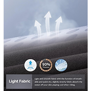 Cycorld Women-Mountain-Bike-Shorts with 3D Padded, Loose-Fit Breathable Bike-Shorts with Pockets (Grey, Medium)