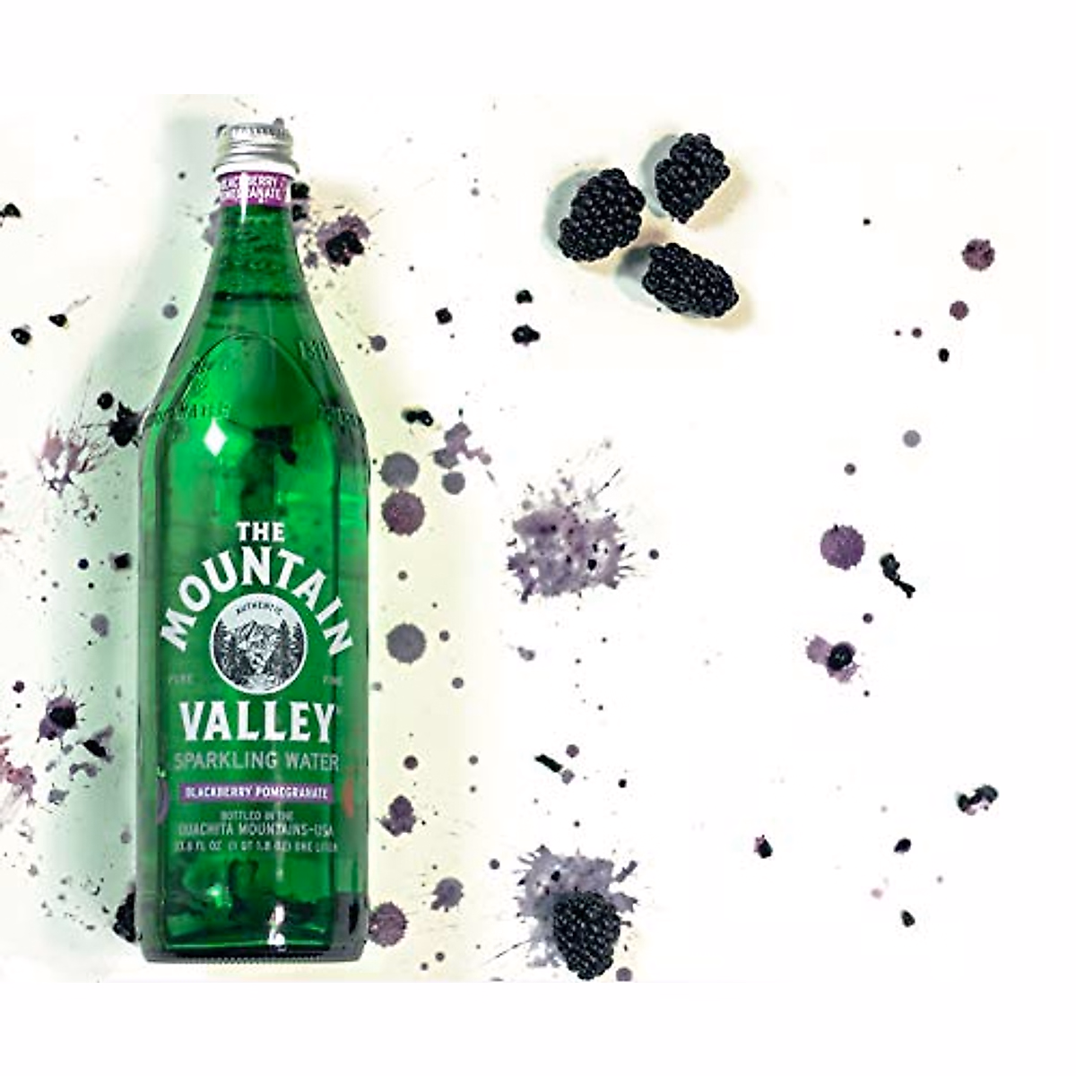 333 ML Glass Sparkling Blackberry Pomegranate