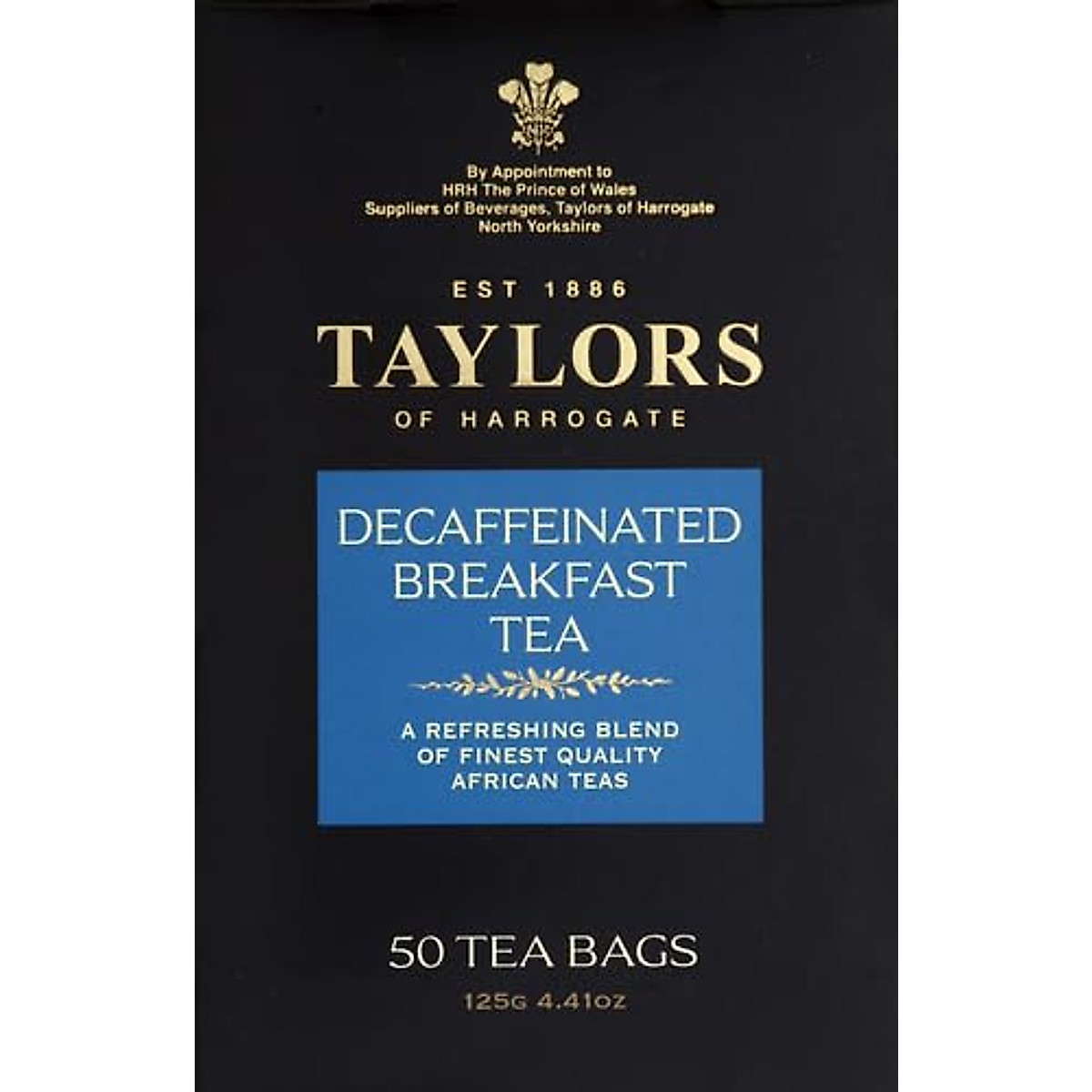 Taylors of Harrogate Decaffeinated Breakfast, 50 Teabags