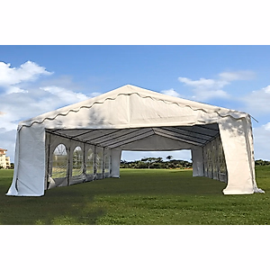 DELTA 40'x20' Budget PVC Party Tent,Tents for Parties, Carpas para Fiestas,Large Wedding Tent,Outdoor Event Canopy,with Waterproof Top Cover,Removable Window Walls,Commercial/Residential Use