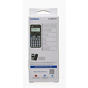 Casio FX-82SP CW – Scientific Calculator, Recommended for Spanish and Portuguese Curriculum, 5 Languages, Over 300 Functions, Dark Grey
