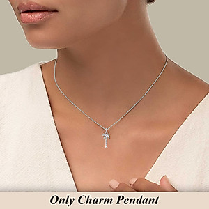Auriga Fine Jewelry Sterling Silver Palm Tree Charm Pendant Gift for Women