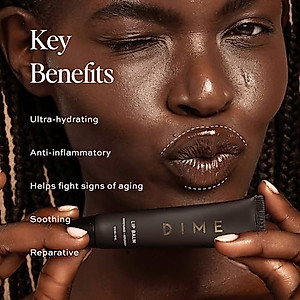DIME Beauty Lip Balm, Hydrating Lip Balm and Gloss, Vegan & Cruelty-Free, Anti-Aging Lip Care, .5 oz / 15 ml
