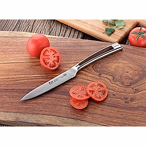 Cangshan N1 Series 59809 German Steel Forged Serrated Utility Knife, 5-Inch