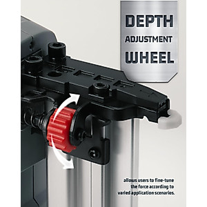 Electric Nail Gun, LINKNAL Cordless Brad Nailer Battery Powered,18 Gauge, 2×20V MAX Li-ion Batteries, Charger and 1000 Nails Included (L820-BN)