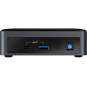 Intel NUC Kit NUC10I3FNK Business Mini Desktop Black (Intel i3-10110U 2-Core, 4GB RAM, 128GB PCIe SSD, Intel UHD, WiFi, Bluetooth, 1xHDMI, SD Card, Win 10 Home)