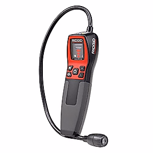 RIDGID 36163 CD-100 Micro Combustible Gas Handheld Diagnostic Detector with 16" Flexible Probe and Visual, Audible, and Vibration Alarms