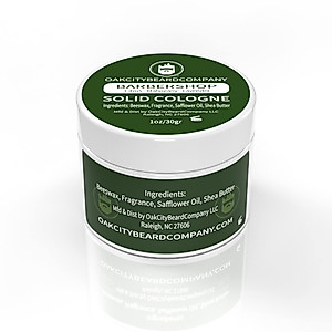 Oak City Beard Company - BarberShop - Solid Cologne - 1 Ounce - Citrus - Mahogany - Green Notes - Lavender