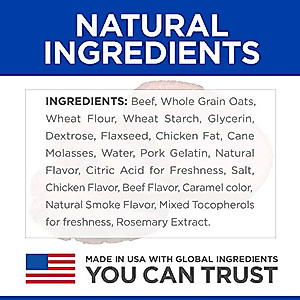 Hill's Natural Jerky Strips with Real Beef Dog Treats, 7.1 oz. Bag