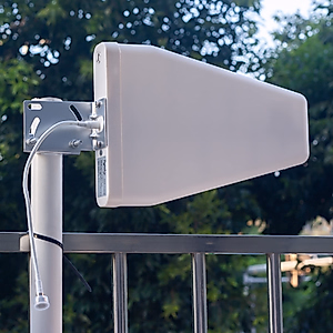 9dBi Directional LPDA Outdoor Antenna 700~3700mHz Supports 5G 4G LTE Wireless WiFi 915mhz RFID 33ft Cable