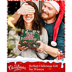 MEIGBFR Christmas Gifts for Women, Women Christmas Gifts Idea 2023 Christmas Gift Basket Gift Box for Coworkers Teacher Sister Mom Wife Who Have Everything