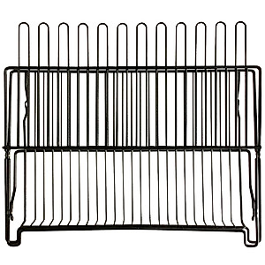 Better Houseware - #1489/E 1489 Large Folding Dish Rack, Black