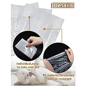 100 PCS Thickened Waste Drawer Liners for Litter Robot 4 All Litter-Robot Models, 9-11 Gallons, Durable Replacement Liner Bags for Disposal of Cat Waste