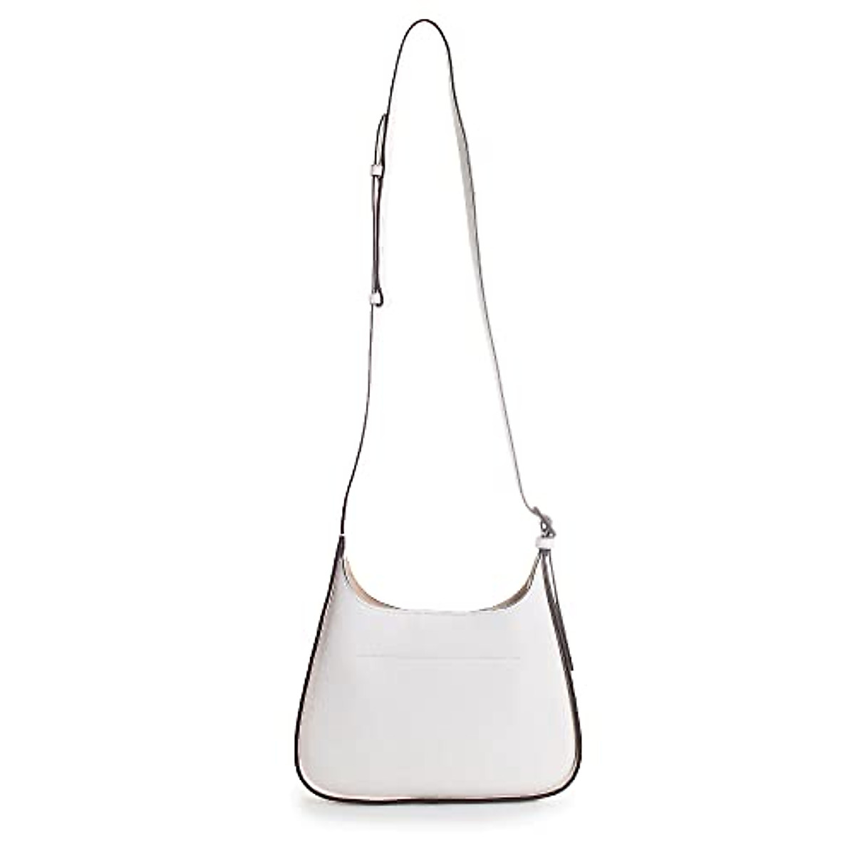 Tory Burch Womens Miller Pebbled Leather Shoulder Handbag Black Medium