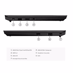 Lenovo ThinkPad E14 Gen 3 Business Laptop 2022 | 14" FHD Display | AMD Ryzen 7 5700U Radeon Graphics | 16GB DDR4 1TB M.2 NVMe SSD USB-C | Backlit Fingerprint WiFi 6 | Win 11 Pro TLG 32GB USB