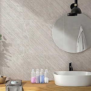 300ml 10oz Travel Bottles Set for Toiletries Big Squeeze Bottles Big Size Container Kit Portable Leak Proof Refillable Cosmetic Airplane Essential Shampoo Hair Conditioner Body Lotion Bath Shower Gel