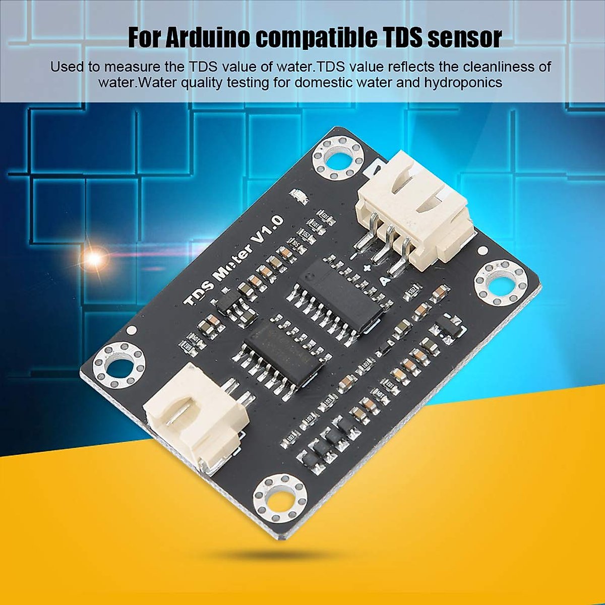 PUSOKEI Analog Water Sensor Water Quality Monitoring Machine Value of Water Measure for Domestic Water and Hydroponics