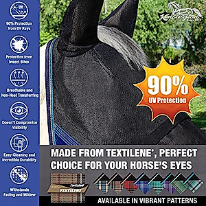 Kensington UViator CatchMask w/Ears & Removable Nose & Forelock Opening, Large, Kentucky Blue