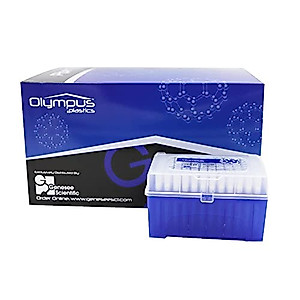 Olympus Plastics 200ul Universal Filtering Pipette Tips, Low Binding, Racked, Sterile, 50 Racks of 96 Tips/Unit (4800 Tips)