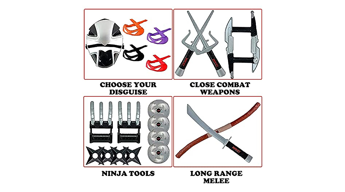 Deluxe Ninja Warrior Playset for Kids - Role Play & Dress Up Fun
