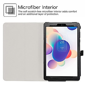JRTAL Compatible with TCL TAB 8 LE Case/TCL TAB 8 Plus Case/TCL TAB 8 WiFi Case,PU Leather Slim Folio Stand Cover for 8" TCL TAB 8 LE 9137W/TCL TAB 8 Plus 9138S/TCL TAB 8 WiFi 9132X1,Black