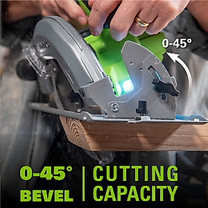 Greenworks 24V Brushless 7-1/4-inch Circular Saw, Battery and Charger Sold Separately