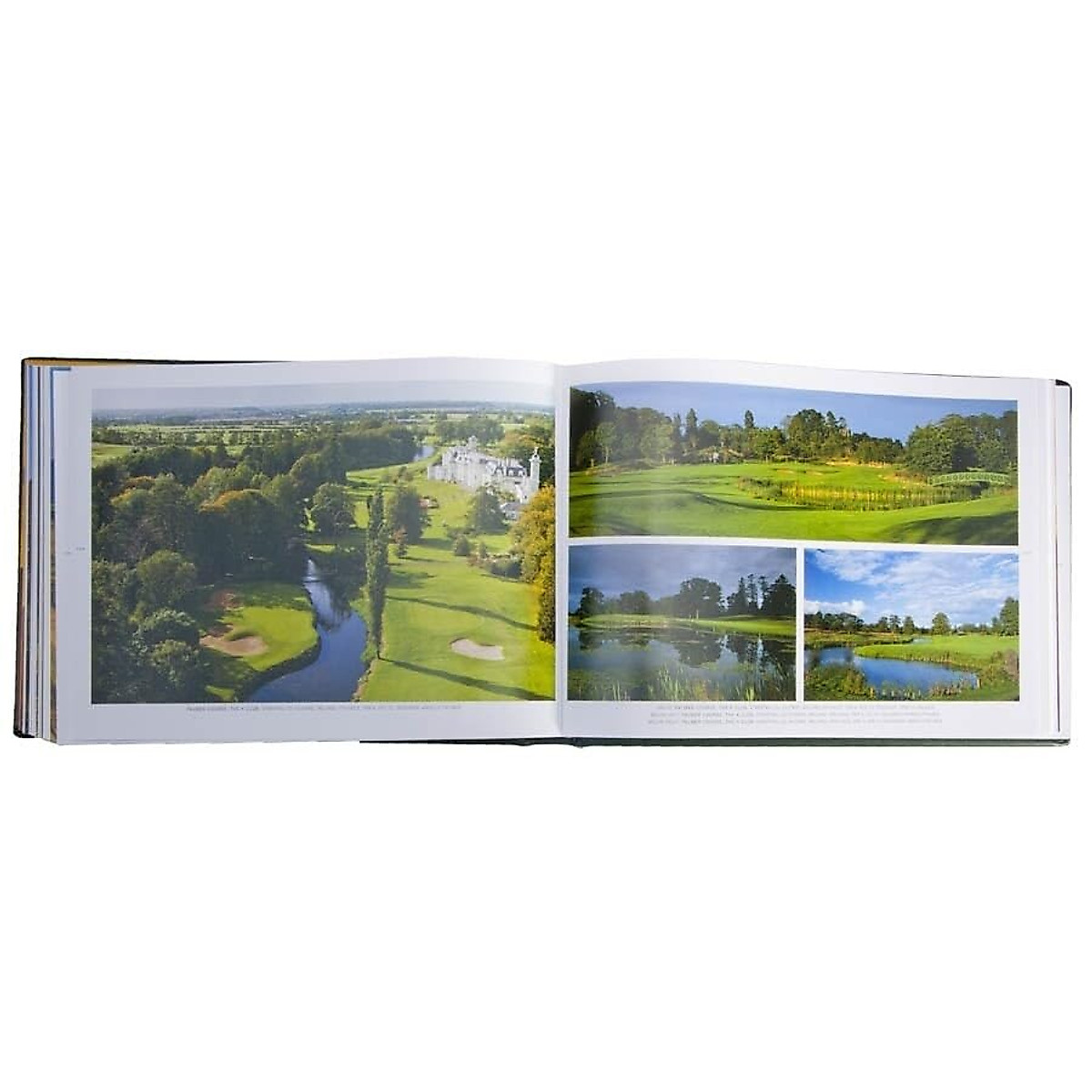Graphic Image Golf Courses FAIRWAYS of The World by David Cannon Special Edition in Rich Green Leather -
