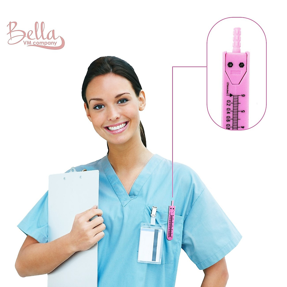 EKG ECG Caliper Electrocardiogram Divider - Pink