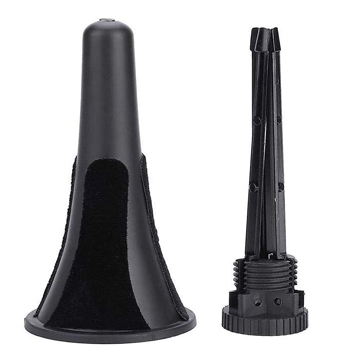 Jiayouy Black Portable Trumpet Stand Holder Metal Tripod Holder Stand Foldable - 6.7" x4.5"