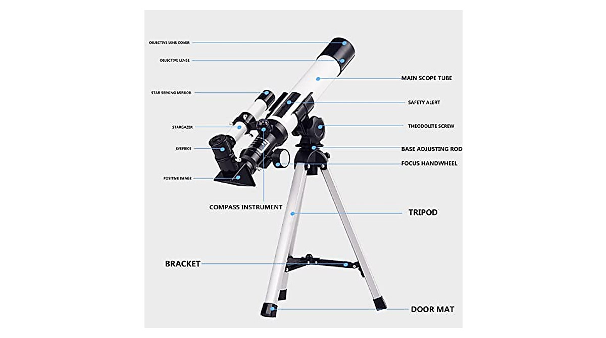 Kids' Astronomical Telescope | Stargazing HD Refractor for Beginners