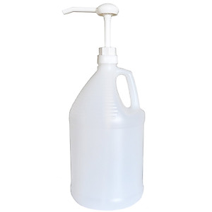 Bar5F 1 Gallon (128 oz) Pump Dispensers Pumping Caps fot Dispensing Shampoo Hair Conditioner Lotion Mouthwash 2-Pack