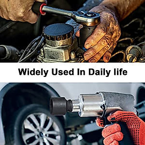 Jetech 1/2 Inch Drive 30mm Standard Impact Socket, Chrome Molybdenum Alloy Steel, 6-Point Hex Shallow Socket for Ratchets, Torque Electric Wrenches, Strong and Durable, Metric