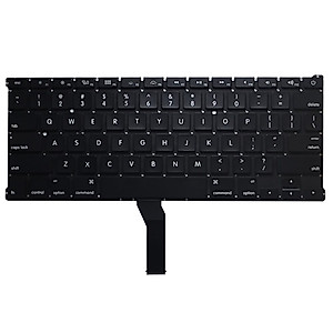 Padarsey Replacement Backlight Backlit Keyboard with 80 PCE Screws Compatible for MacBook Air 13-Inch A1369 A1466 MC965LL MC966LL EMC 2559 MD231LL/A MD760LL/A Series 2011 2012 2013 2014 2015