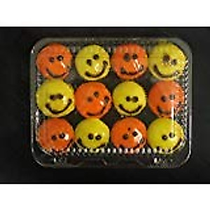 pack of 24 mini 12 Compartment Cupcake Container mini Cupcake Boxes Hinged Lid- with Superior Strong 12 Compartment Cupcake box plastic disposable mini Cupcake Container s 12 count