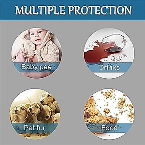 NNSMUN Sofa Armrest Cover, Sofa Protector for Recliner Chair Arm Cover, Pet Dog Couch Covers for Armchair Seat, Living Room Slipcover, Furniture Protector Corner Sofa (Camel,1 Piece (23x35))