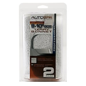 AutoSpa 40402AS Cotton Terry 9-10" Polishing Bonnet