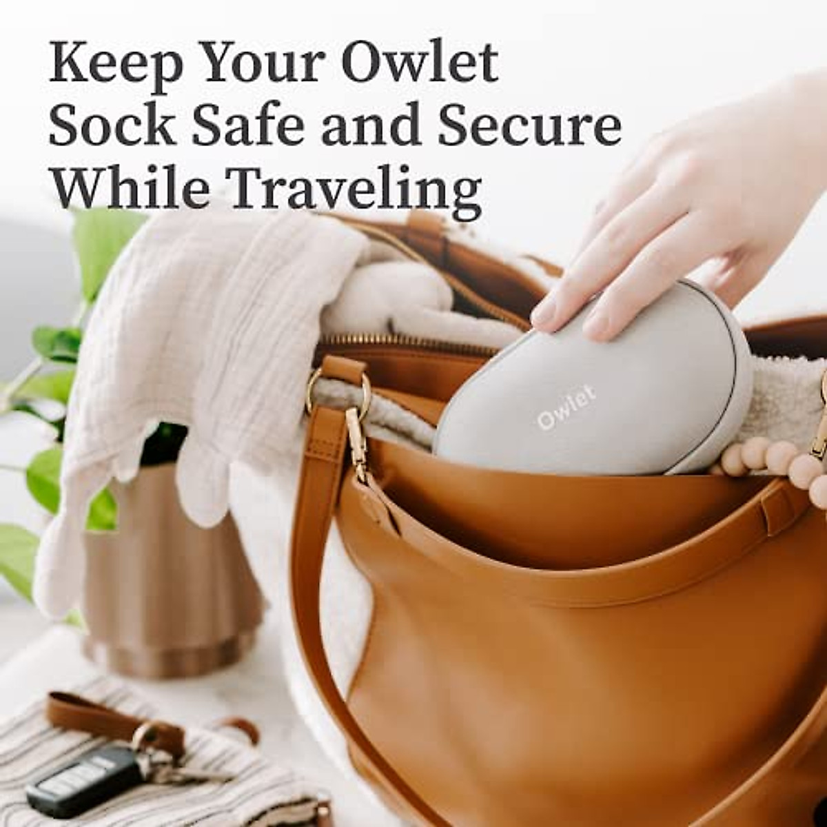 Owlet Dream Sock Travel Case - Keep Your Baby Monitor Safe and Organized On-The-Go