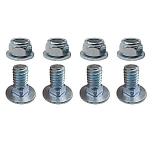 Missiscily 4-Pack 784-5581A (5/16-18) 5/8" Carriage Bolts Nuts kit fits MTD Shave Plate Scraper Bar 790-00120-0637 Snow blowers