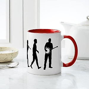 CafePress Banjo Player2 Mug Ceramic Coffee Mug, Tea Cup 11 oz