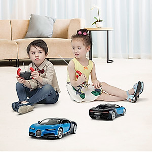 RASTAR RC Bugatti Chiron Remote Control Car, 1/14 Bugatti Chiron RC Car - Blue