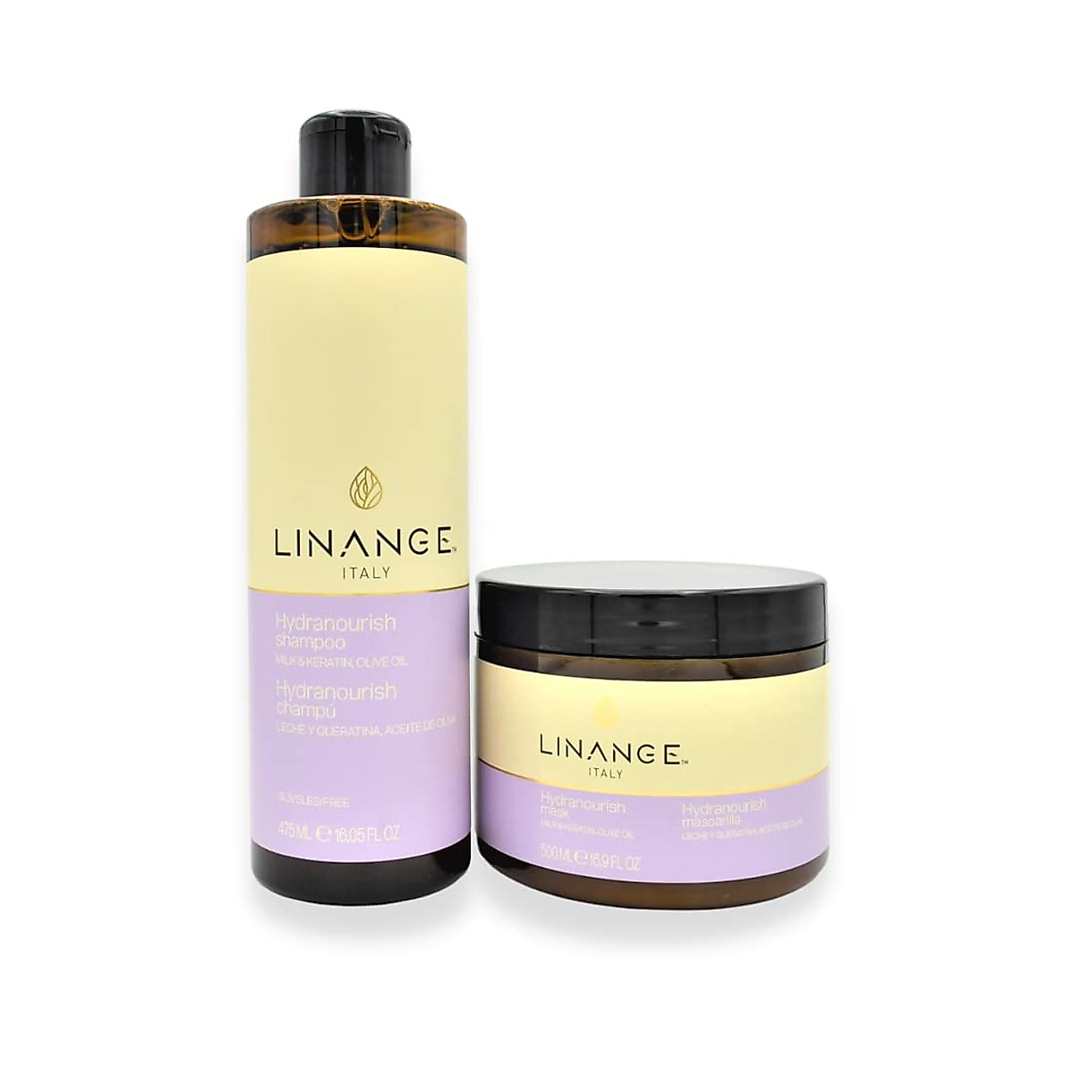 Linange Hydranourish Shampoo & Mask Set - 475ML ; 500ML