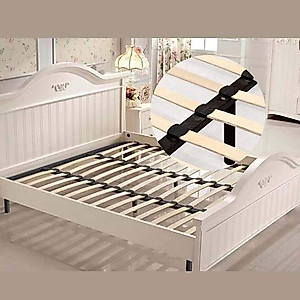 NANSHINE 20pcs 54-55mm Replacement Bed Slat Holders Kits Bundles Plastic End Caps Holders, Width 54mm x Height 9 mm (Inside Dimension)