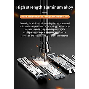 VIBRANIC Portable Foldable Notebook Aluminum Laptop Holder Adjustable Height Laptop Stand (Grey)