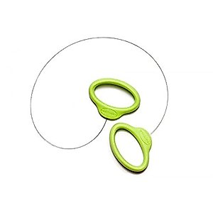 Mudwire - Green Handle Standard Cutoff Tool for Pottery Wheel and Clay Artists - Sherrill Mudtools
