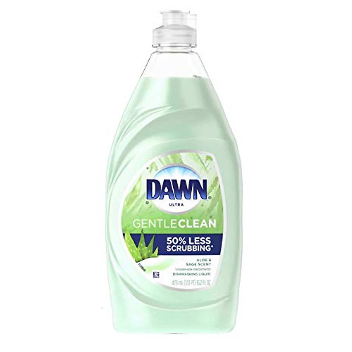 Dawn Gentle Clean Dishwashing Liquid, Aloe & Sage