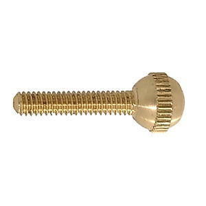B&P Lamp® 8/32 Brass Ball-Head Thumb Screws, 1/2" Thread Length