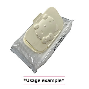 Sanrio Hello Kitty Baby Wet Paper Wet Tissue Wipe Lid Cover (White)