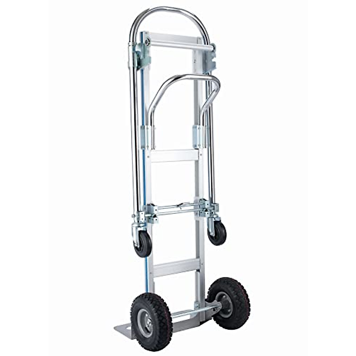 SHZOND Aluminum Hand Truck 2 in 1 Convertible Hand Truck 1000 LBS Capacity Hand Truck and Dolly Utility Cart