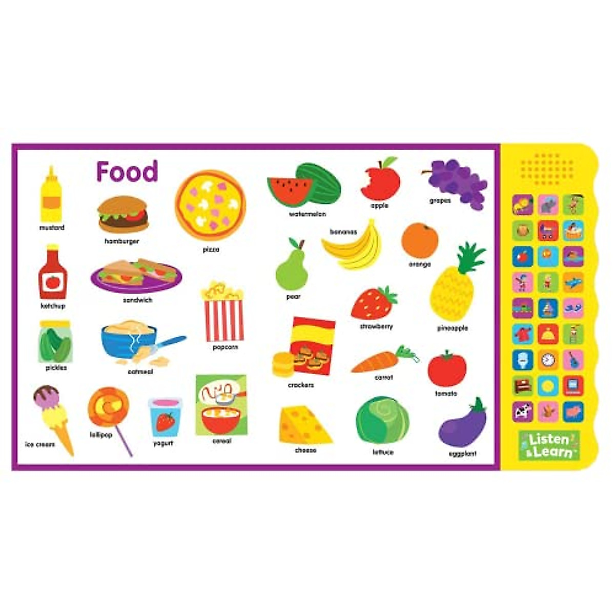 27-Button Sound Book Let's Learn First Words (Listen & Learn)